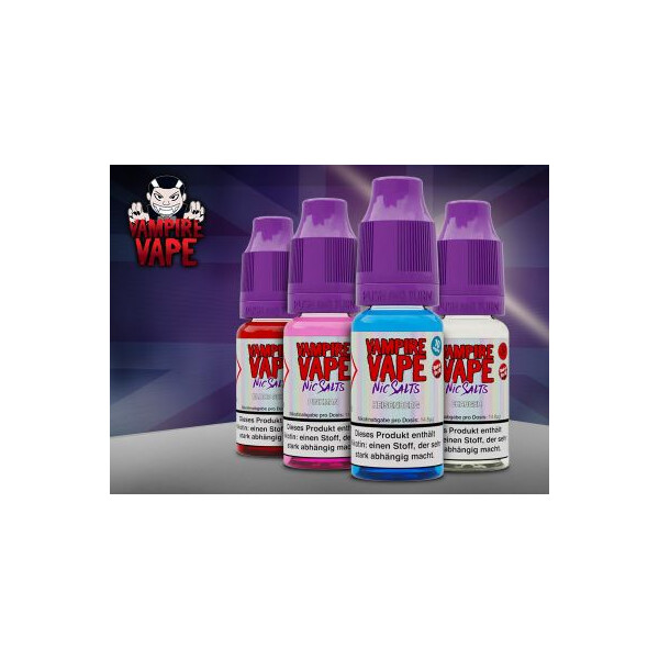 Vampire Vape ☀ Nikotinsalz Liquid mit Steuerbanderole